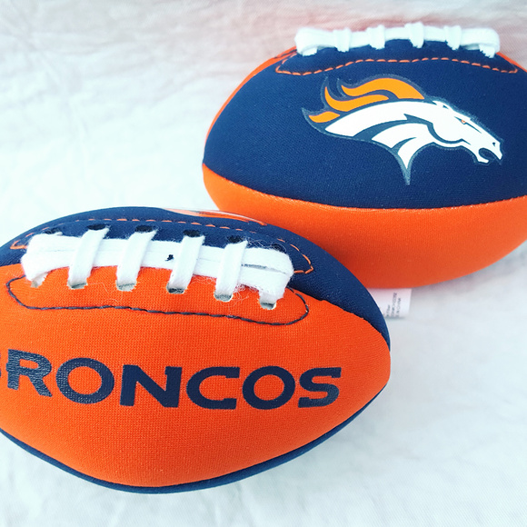 Splash Football | Other | 3 Pk Of Denver Broncos Soft Footballs Softee ...